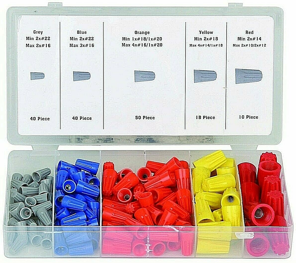 158 Pc Wire Connector Assortment / Use wire connectors and skip the ...