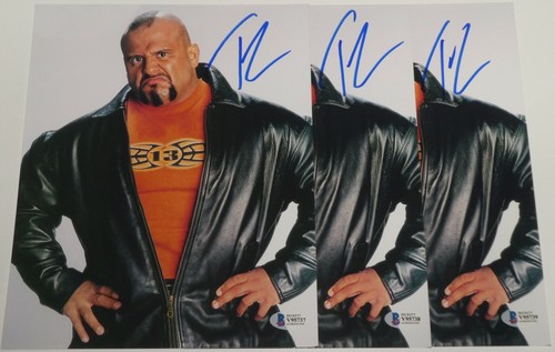 Taz Tazz Signed 8x10 Photo BAS COA AEW ECW TNA New Japan Pro Wrestling ...