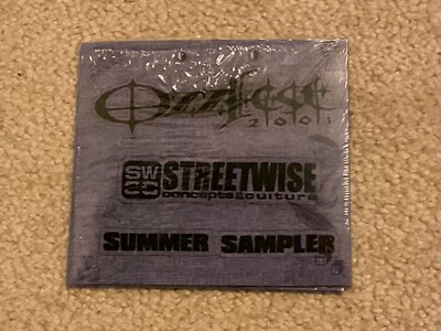 Sealed NOS Ozzfest 2001 Ozzy Osbourne Streetwise Sampler CD Drowning ...