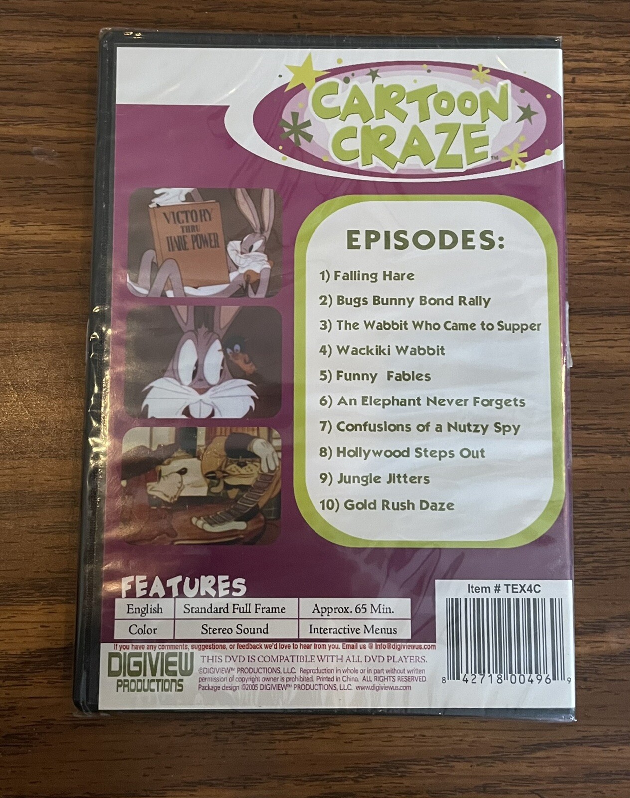 Bugs Bunny & Friends: Wackiki Wabbit (DVD, Full Screen, Slim) BRAND NEW ...