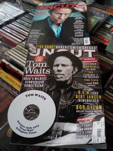 tom waits 2 uncut magazines + a free texas 1975 concert live 185 232 🍸🍸 ...