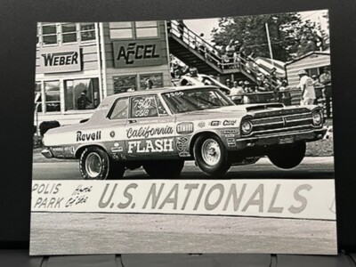 VRHTF NHRA 60s "BUTH LEAL CALIFORNIA FLASH" DODGE SUPER STOCKER 8" X 10 ...