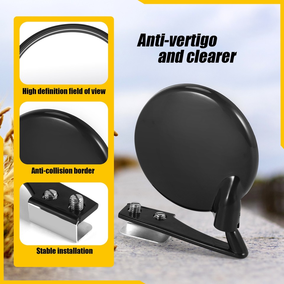 1 Set of 2 Car Blind Spot Mirrors Car Side Convex Wide Angle Round ...