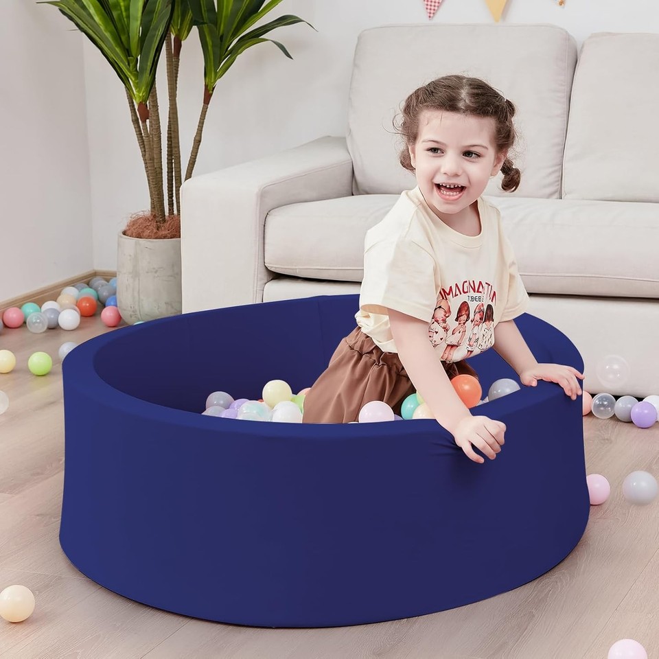 Soft Foam Ball Pit Soft Memory Foam Ball Pit for Toddler Children 35.4 ...