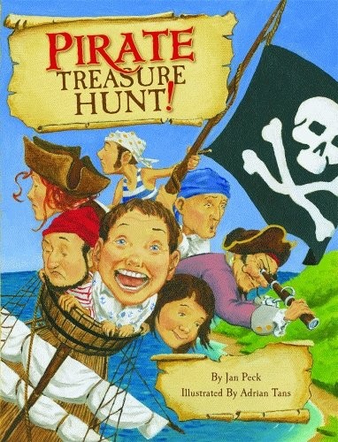 PIRATE TREASURE HUNT! By Jan Peck & Adrian Tans - Hardcover **Mint ...