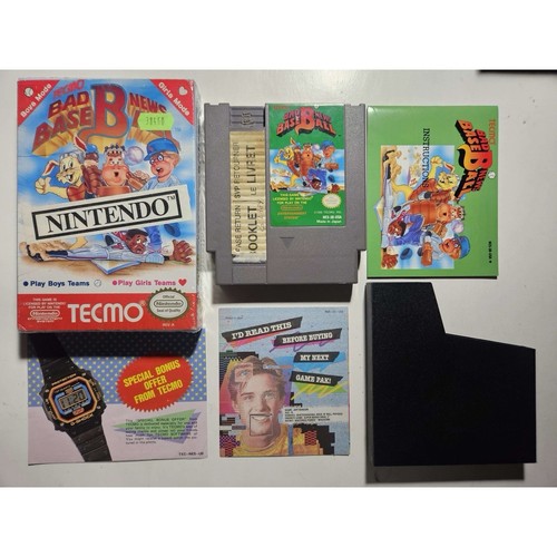 Bad News Baseball (Nintendo NES) Works Complete CIB Authentic🔥Nice ...