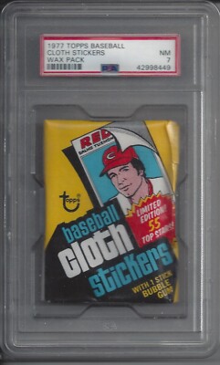 1977 Topps Cloth Wax Pack - PSA 7 | eBay