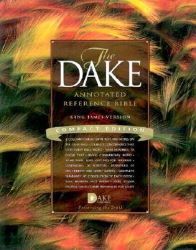 Compact Dake Annotated Reference Bible-KJV by Dake Publishing: New ...