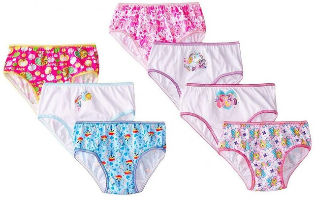 HandCraft 4627 Girls My Little Pony Pink 7pk Underwear Set 8 BHFO for ...