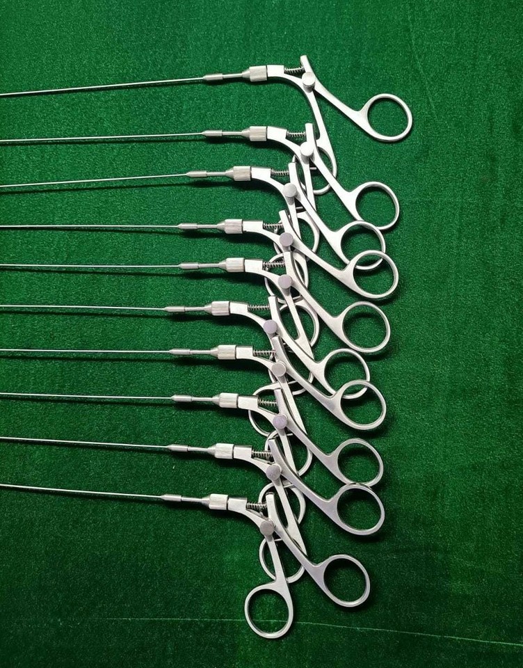 10pc Hysteroscopic Semi Rigid Scissor/Alligator 5FR 40cm surgical ...
