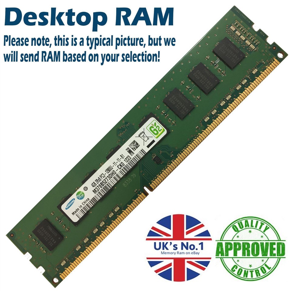8GB 16GB Desktop Memory RAM DDR3 1600Mhz PC3 12800 Non-ECC 240 Pin 1 ...