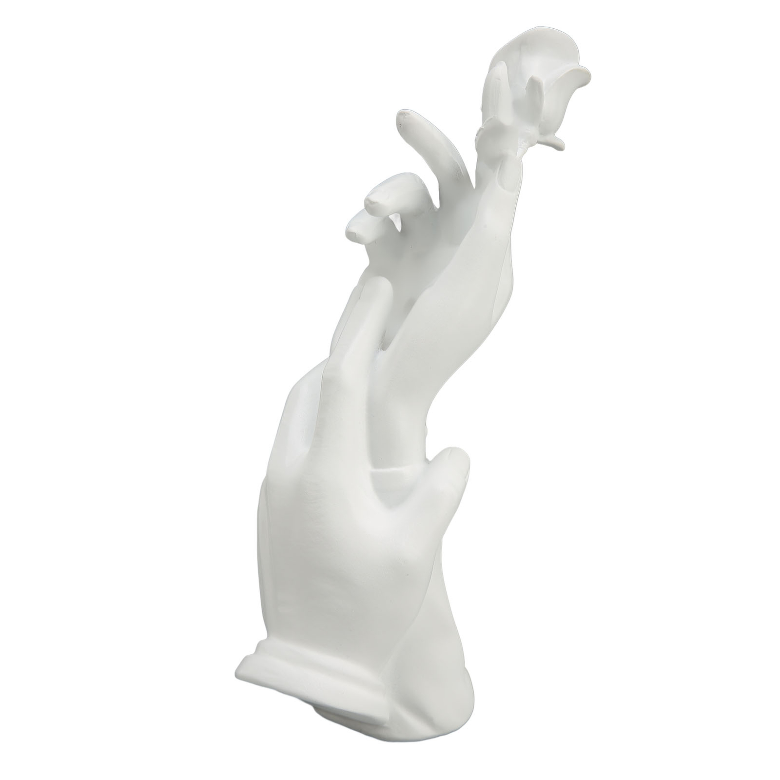 Hand Display Stand White Resin Smoothing Elegant Multifunction Jewelry ...