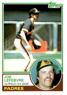1983 Topps Baseball Joe Lefebvre #644 | eBay