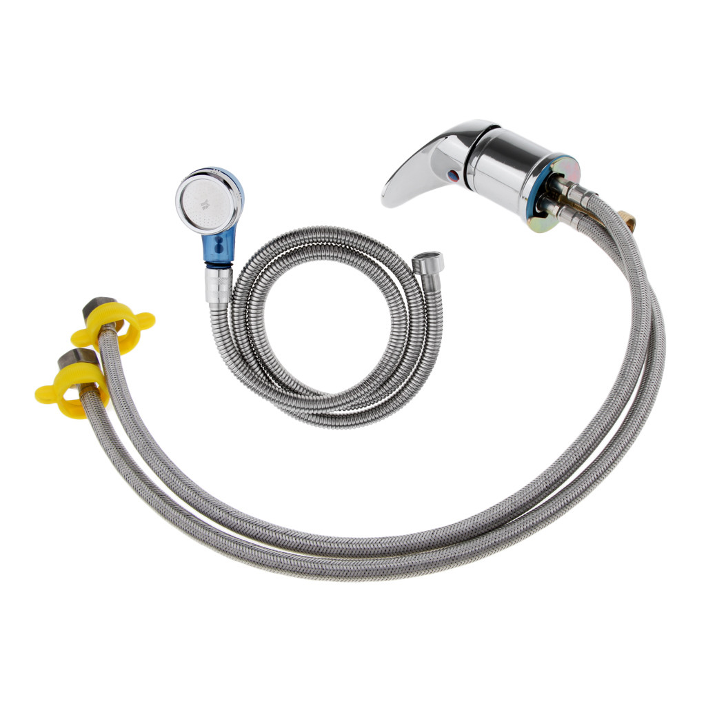 Aluminum Salon Faucet Basin Shampoo Shower Head Wash Hair Tap Mixing ...