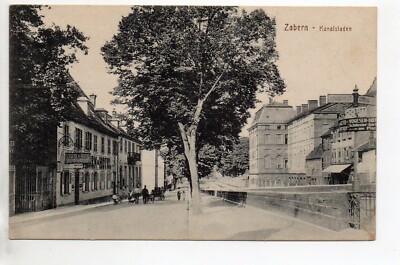 SAVERNE ZABERN Alsace Bas Rhin CPA 67 Canal Kanalstaden | eBay