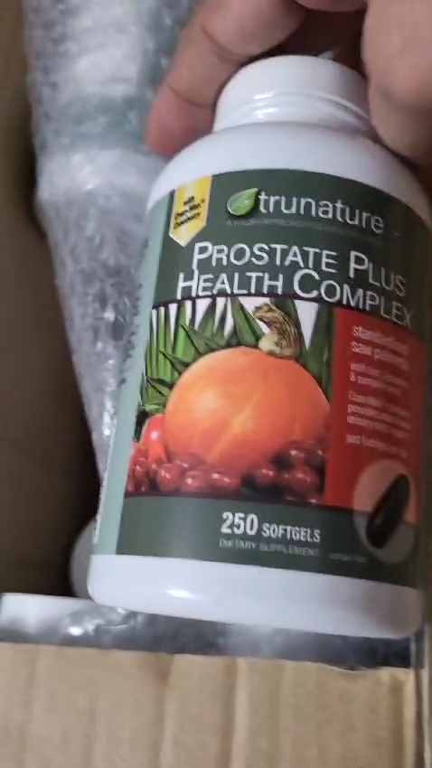 Trunature PROSTATE PLUS HEALTH COMPLEX 250 Softgels Saw Palmetto with ...