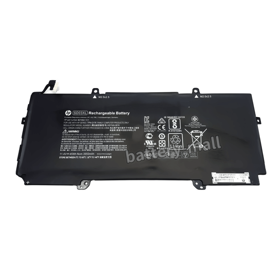 New Genuine OEM SD03XL Battery for HP Chromebook 13 G1 L84357-AC1 ...