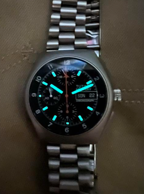 Tutima+Military+Chronograph+798-02+Automatic+Steel+Black+Dial+Men%27s ...