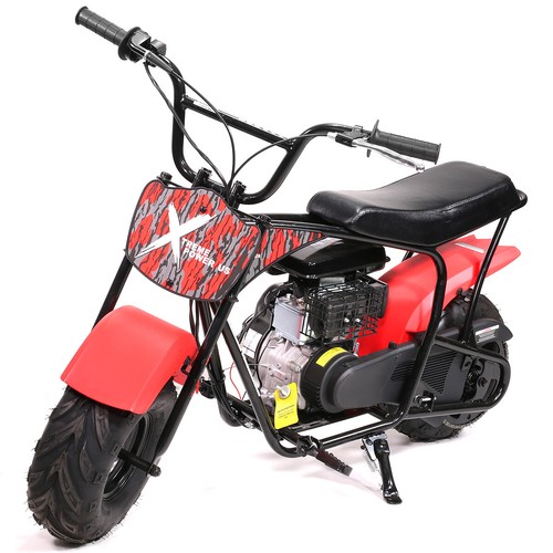 XtremepowerUS 99cc Mini Dirt Bike Gas-Powered 4 Stroke Pocket Bike Pit ...