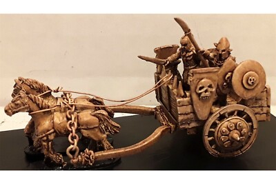 15mm Fantasy Chaos Medium Chariot with Horse Type 1 (1 Chariot & Crew ...