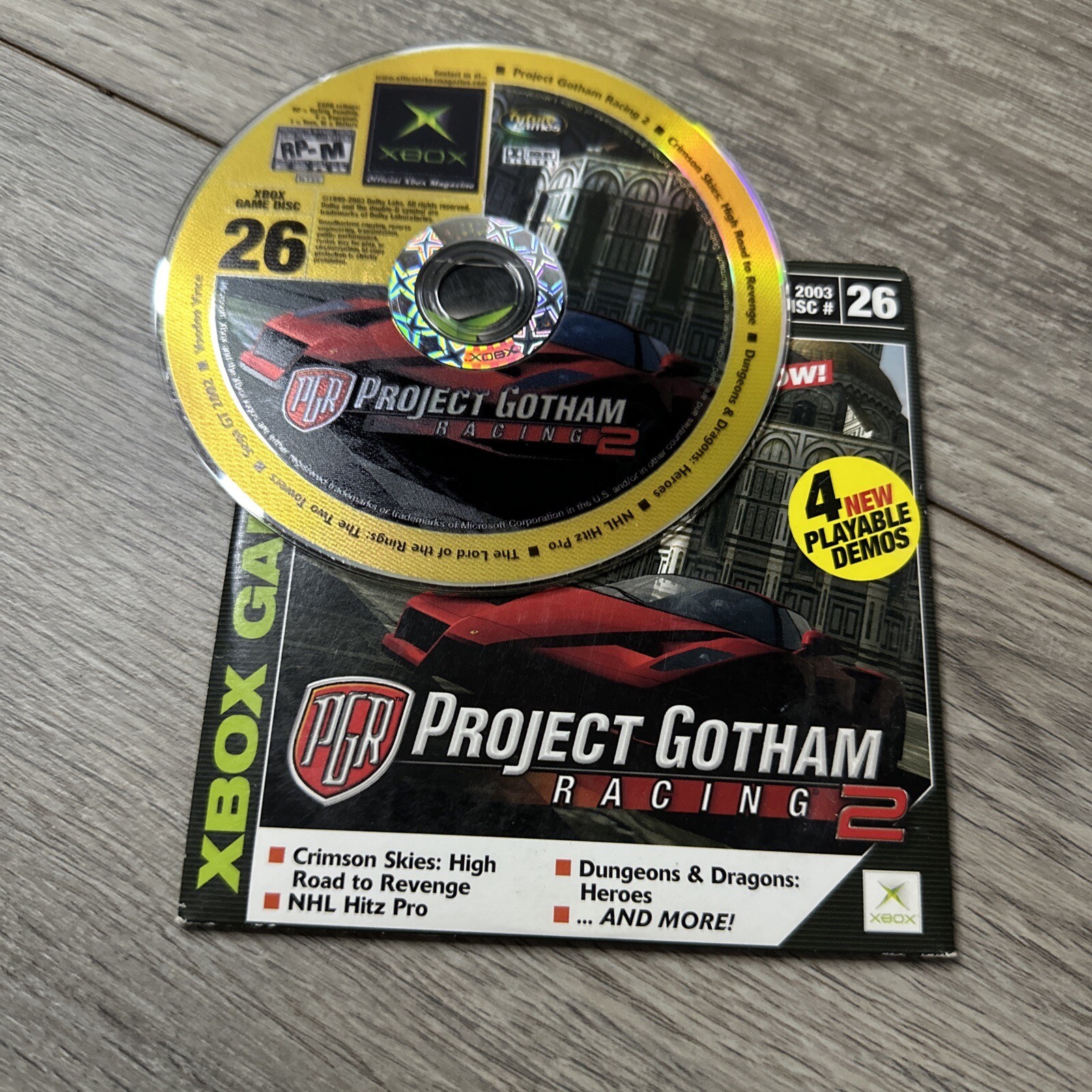 XBOX Official Xbox Magazine game demo disc 26 Holiday 2003 | eBay