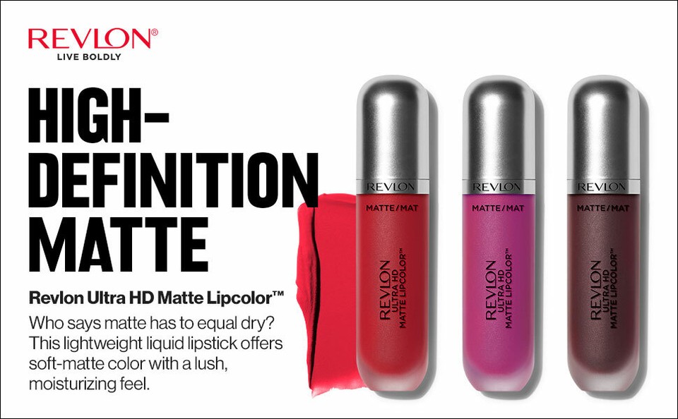 Revlon Ultra HD Matte/Mat Lipstick Lipcolor & Metallique .2 oz ...