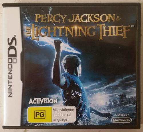 PERCY JACKSON & THE LIGHTNING THIEF NINTENDO DS VIDEO GAME ACTIVISION ...