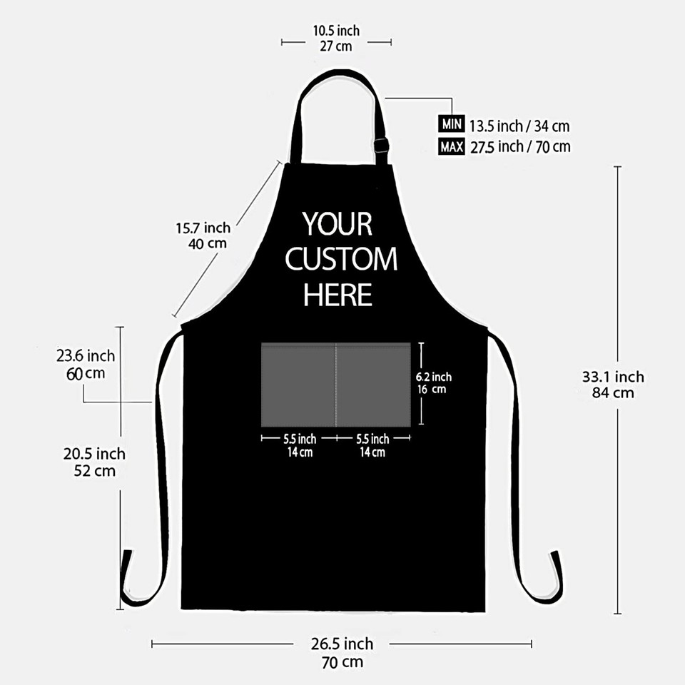 Hippie Fun Popcorn Apron Red and Yellow Cotton Apron 2 Pockets ...