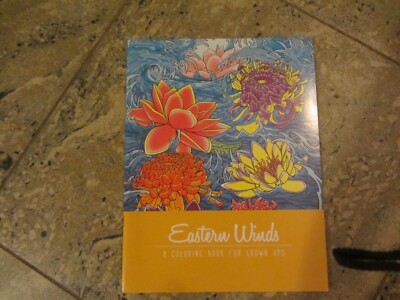 Coloring Book for Grown Ups - EASTERN WINDS NEW | eBay