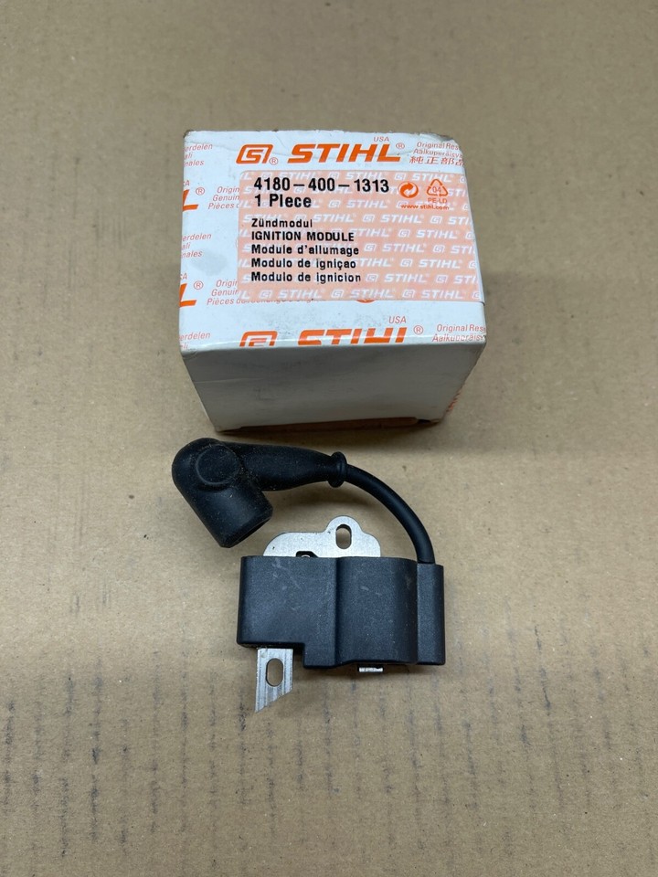 STIHL Genuine Ignition Module Coil 4180-400-1313 FS91 FS111 FS131 KM91 ...