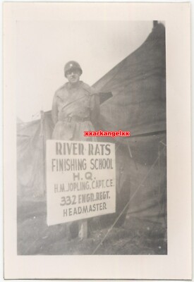 №utas9 original WW2. U.S. Army photo / LIÉGE, Bel. / River Rats ...