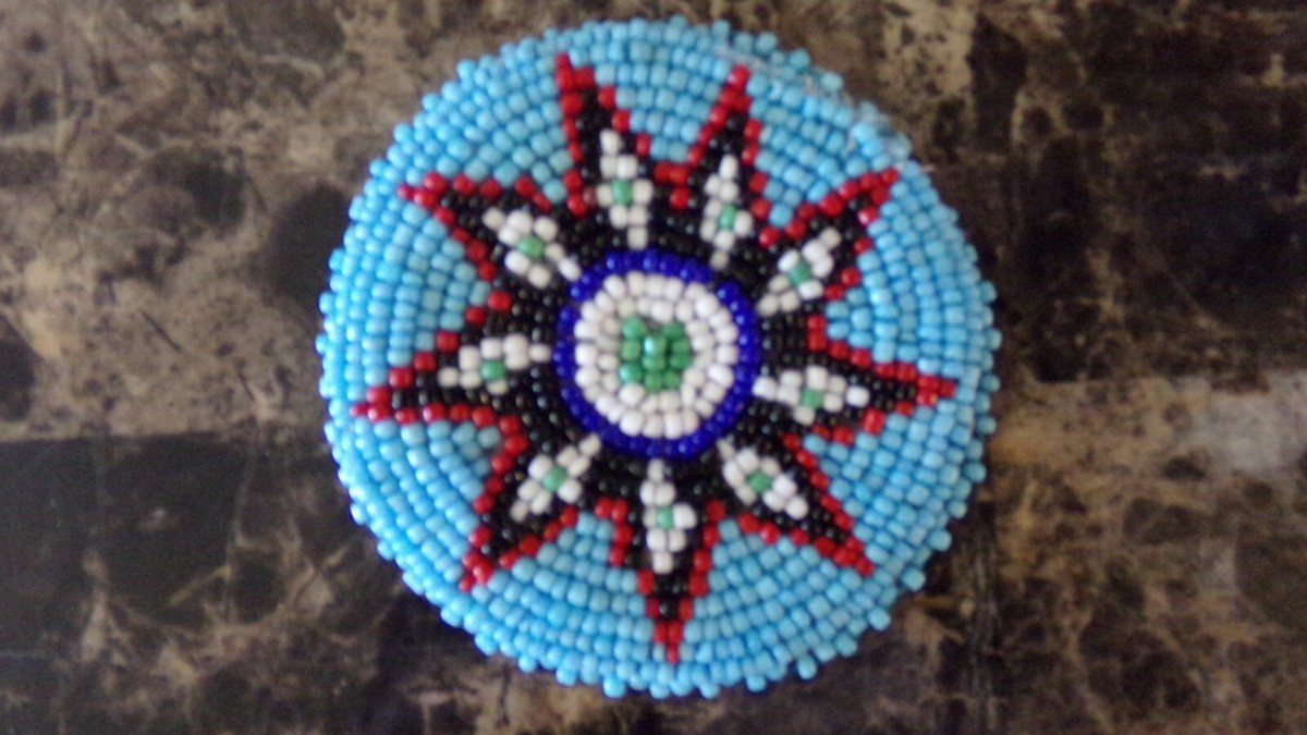 Native American Beaded Rosettes Native Crafts Wholesale Now Open To