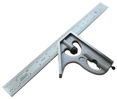 PEC 12" 2 pc Combination Square (4R) USA (7131-4R) | eBay