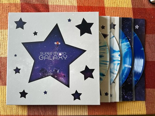 Super Mario Galaxy Wii Vinyl Record 4xLP Boxset VGM Not Moonshake RARE ...