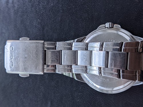 Casio 2364 Mtp-1300 Quartz Round Day-date 24 Hour Dial Men's Watch ...