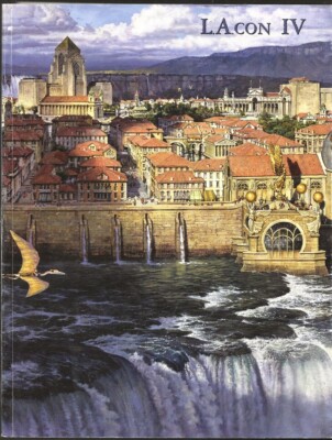 L.A. CON IV 2006 World SF Convention book. Connie Willis, James Gurney ...