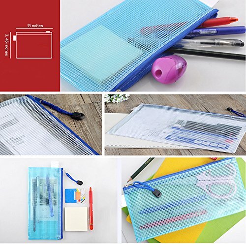 Small Zipper Envelope Document Storage Pouch Bag Invoice Holder ...