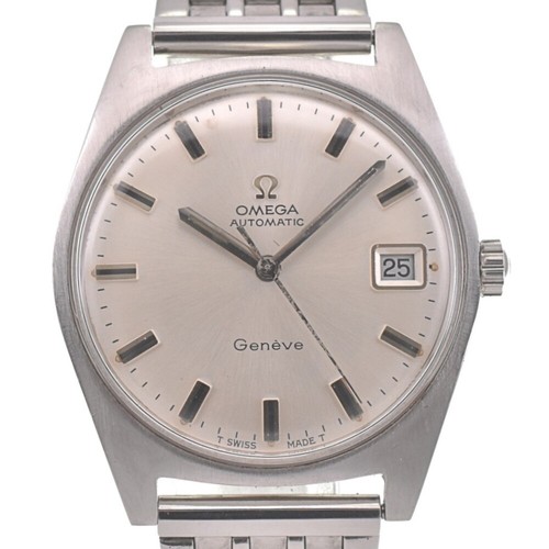 OMEGA Geneva 166.041 Date Cal.565 Silver Dial Automatic Men's Watch H ...