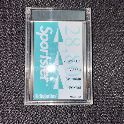 US Robotics Sportster PC Card 1626 Fax Modem V .34 V .32 bis | eBay
