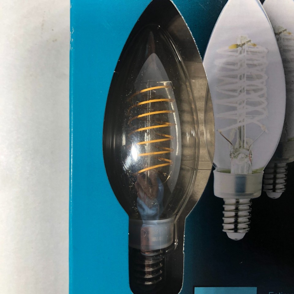 EcoSmart (9-Pk) B11 LED Vintage Edison Light Bulb Bright White 1008 678 ...