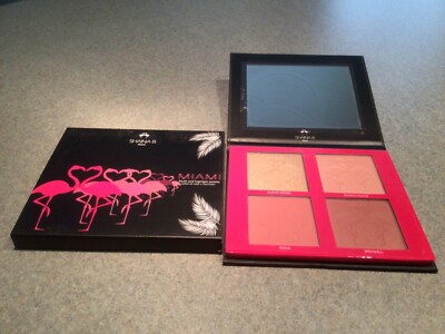 SHAINA B MIAMI Mini Miami Blush and Highlight Palette 4 shades | eBay