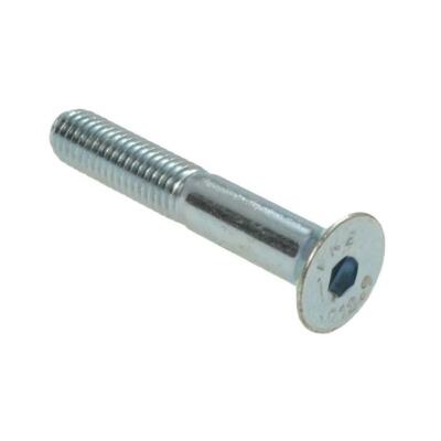Qty 300 Countersunk Socket Head M12 (12mm) x 55mm Zinc Screw CSK Flat ...