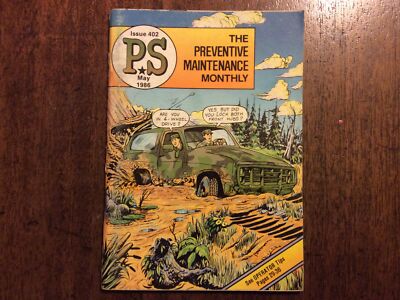 PS Magazine - The Preventive Maintenance Monthly Issue 402 May 1986 | eBay