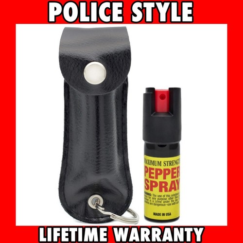 3 PC BLACK MILITARY Steel Handcuffs w/ 2 keys + Pepper Spray + Stun Gun ...