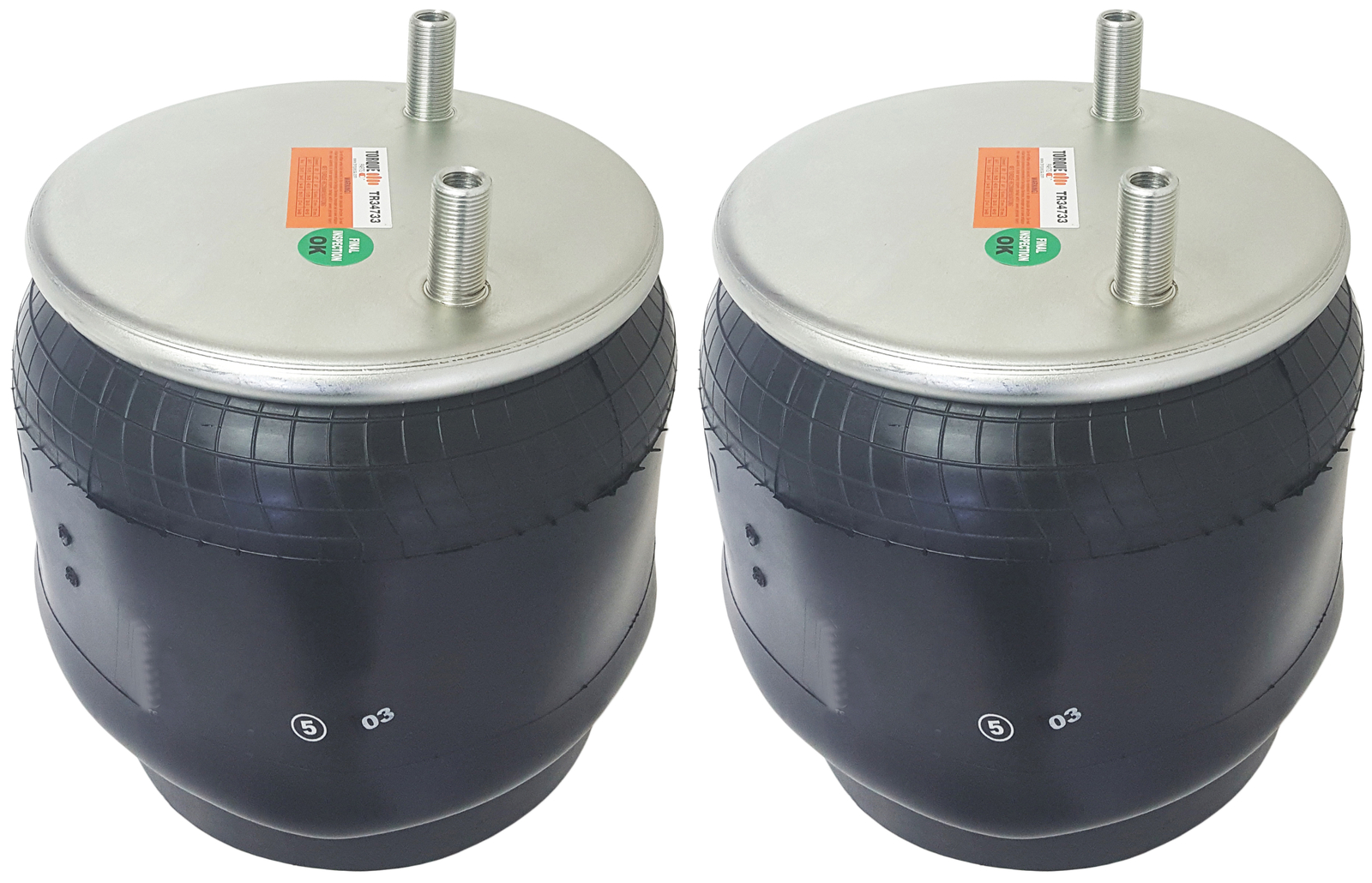 Pair of Torque Rolling Lobe Air Spring (Replaces HENDRICKSON C-34733, S ...