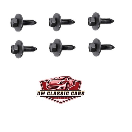 6 CORRECT DOOR HINGE BOLTS!: PLYMOUTH DODGE CHRYSLER A B C E BODY ...