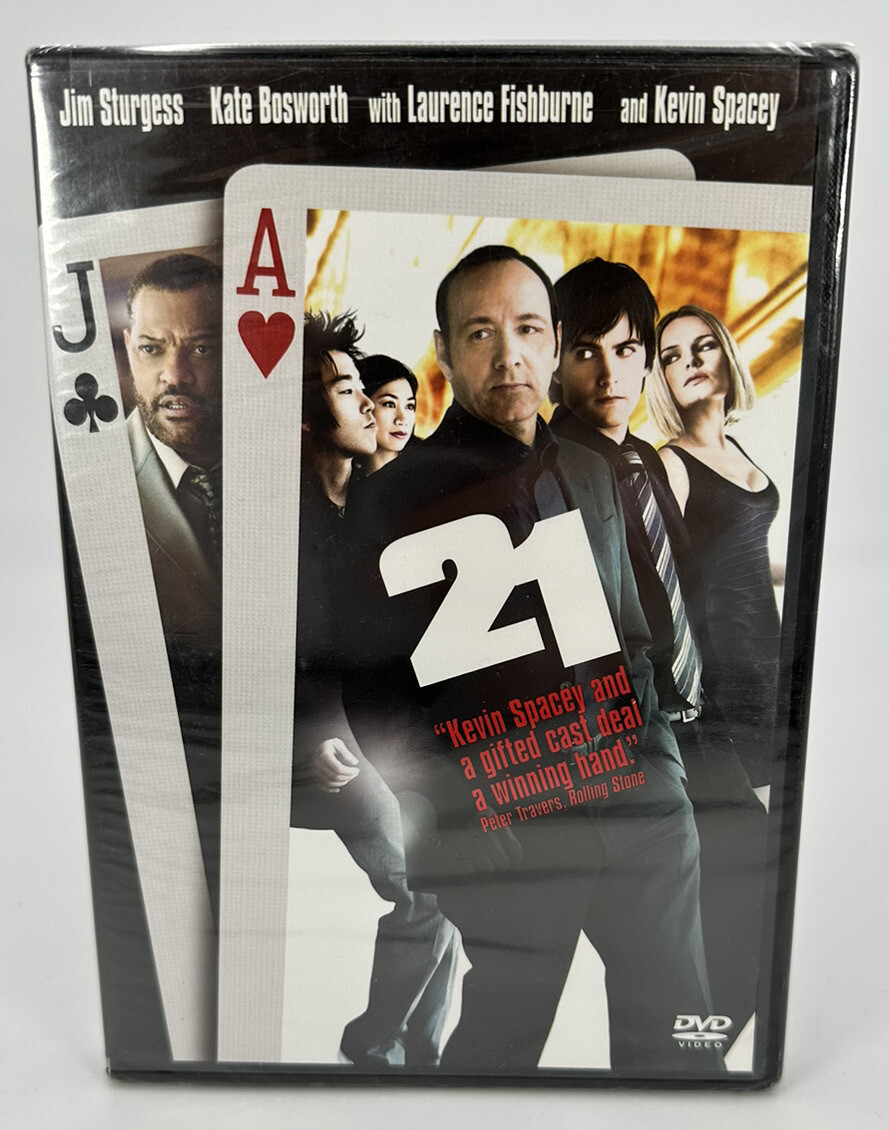 21 Blackjack Movie DVD NEW/SEALED Kevin Spacey Fishburne Kate Bosworth ...