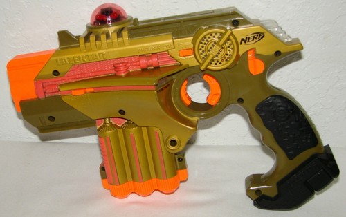 NERF Lazer Laser Tag Phoenix LTX Gold Gun 1 | eBay