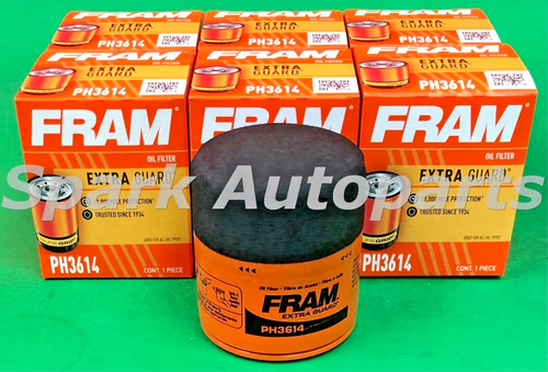 Case of 6 Engine Oil Filter-Extra Guard FRAM PH3614 For FORD Escape ...