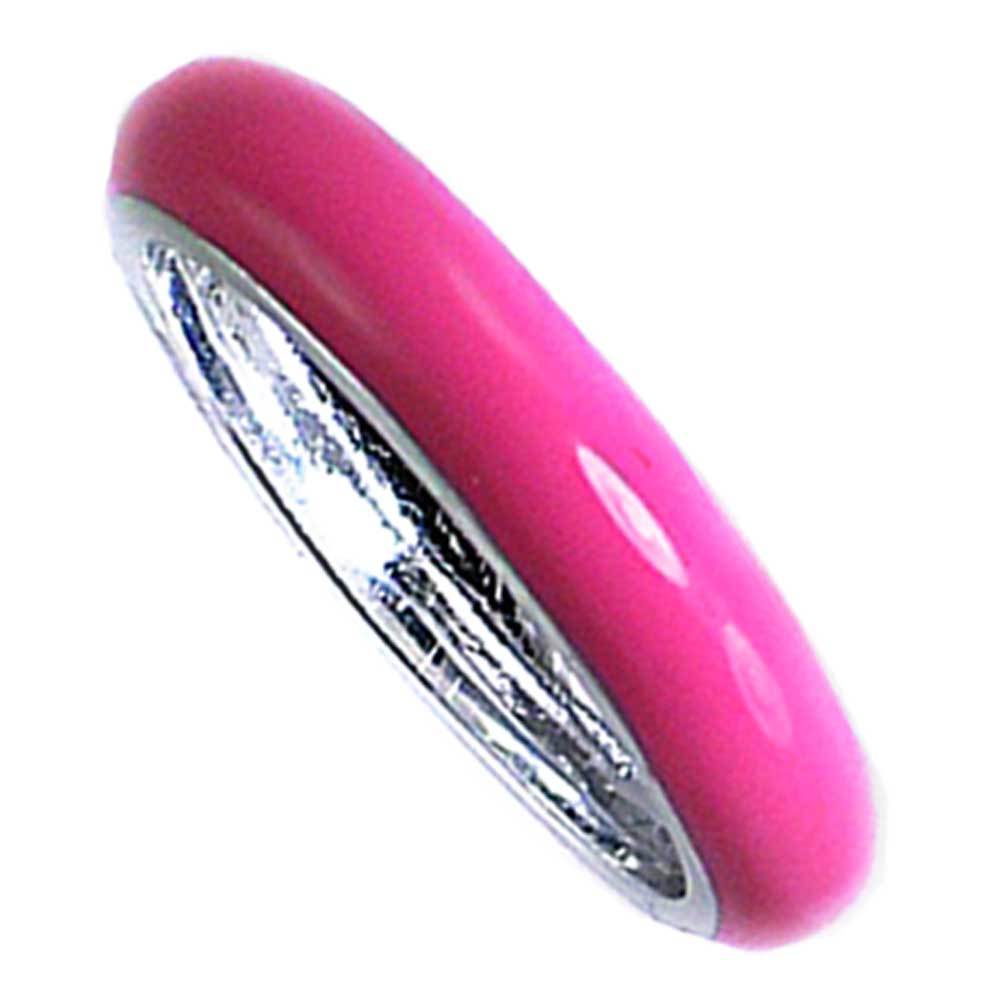 *PINK*__ ENAMEL BAND RING_SZ-6 ___925 STERLING Silver_NF | eBay